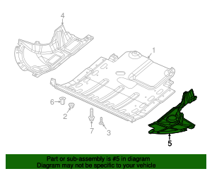 2014-2021 Ram Side Shield - Driver's Side (LH) 68134778AA | TascaParts.com