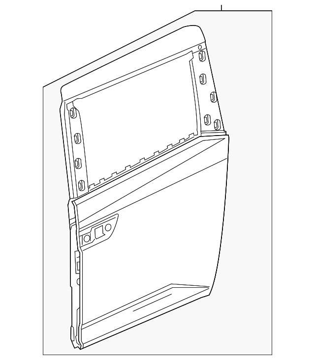 67550-TK8-A81ZZ - Panel, L (DOT) 2011-2013 Honda Odyssey | Honda Parts ...