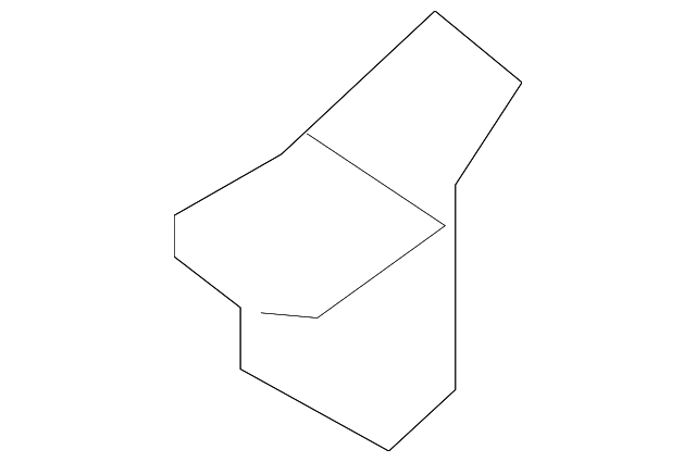 2017-2024 Nissan Armada Hinge Pillar Reinforced Upper Bracket 63147 ...