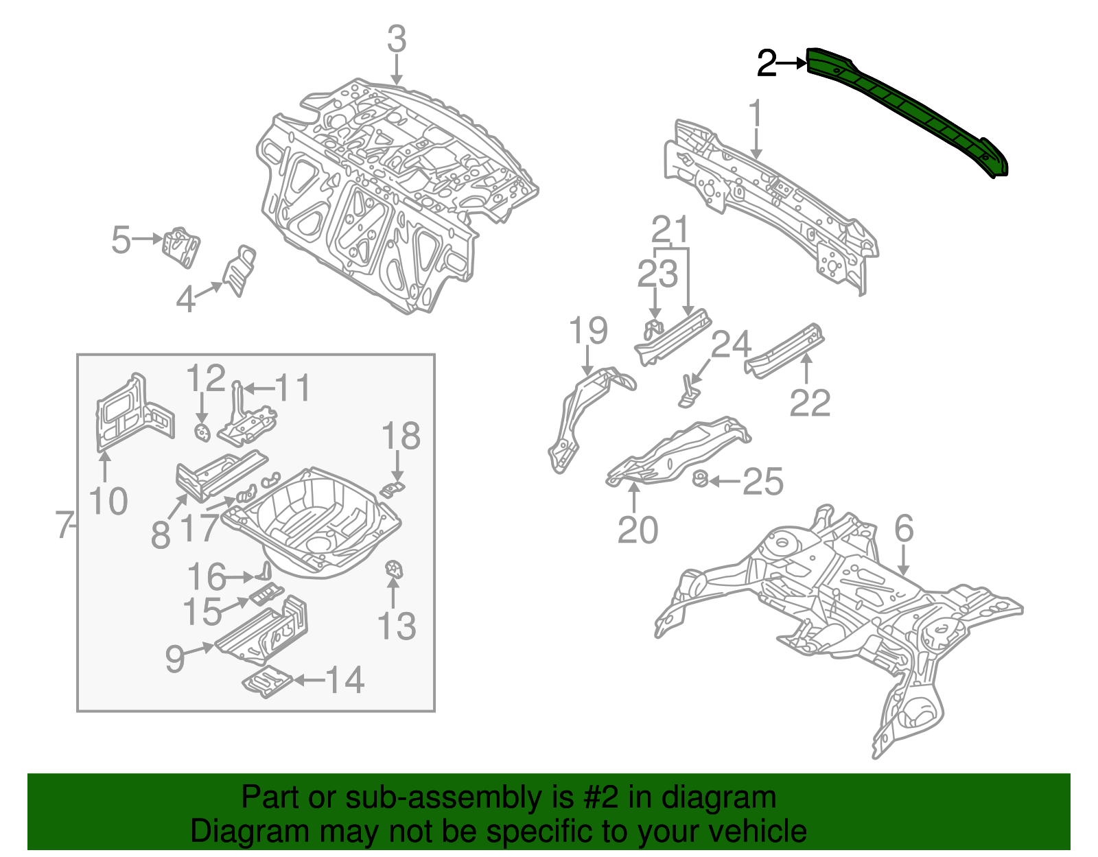 41347130269 - 2000-2006 BMW Closure Panel (41-34-7-130-269) | BMW of ...