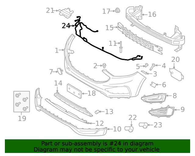 Ford KT4Z-15K867-A - Wire Harness - 2019-2020 Ford Edge | OEM Ford Part