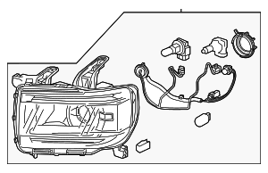 2015-2022 GMC Canyon Passenger Side Headlamp 84707373 GM ...