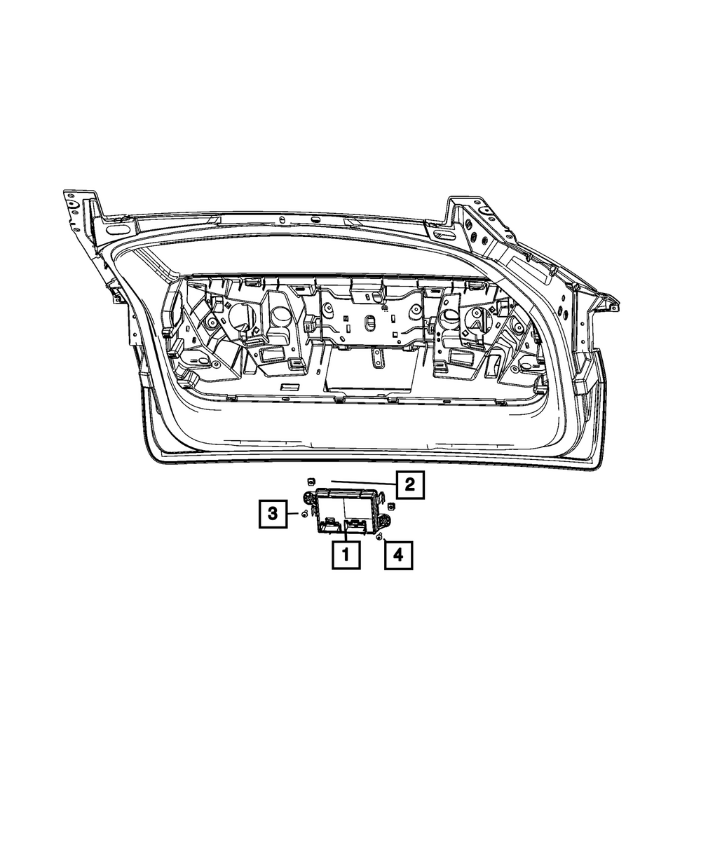 2025 Jeep Wagoneer S Lift-Gate Module 68569070AC | Mopar eStore