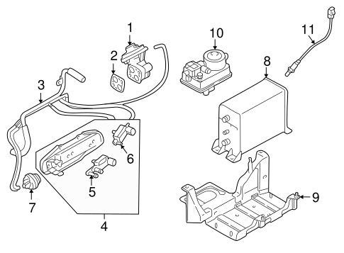 EGR System for 2003 Mitsubishi Lancer | Mitsubishi Parts Warehouse