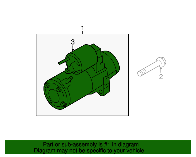 1810A342 - Starter 2016-2024 Mitsubishi | Mitsubishi Direct Parts