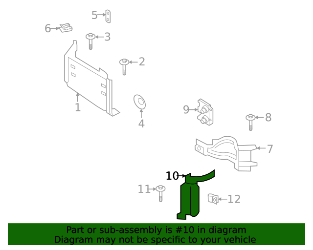 2020-2022 Ford Bumper Face Bar Bracket LC3Z-17754-A | Karl Kustoms OEM ...
