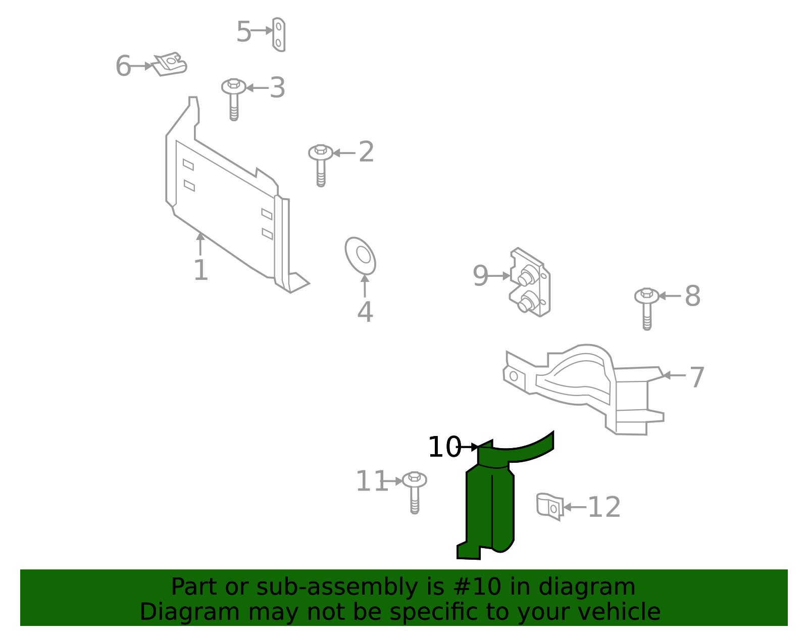 2020-2022 Ford Bumper Face Bar Bracket LC3Z-17754-A | TascaParts.com