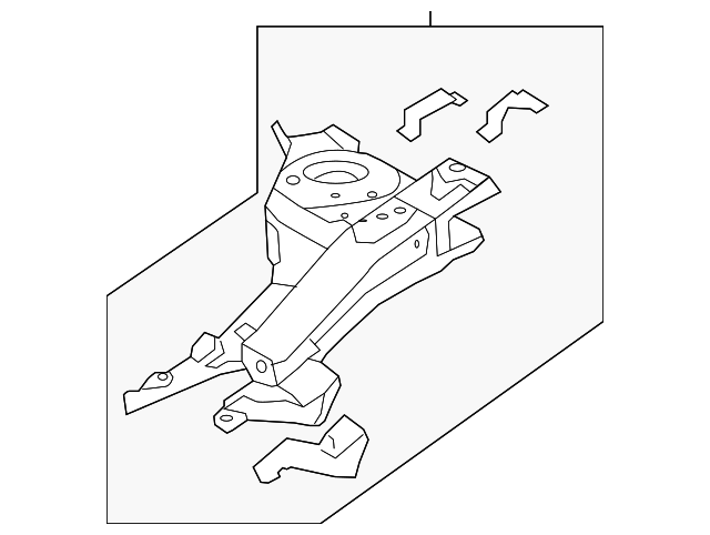 2014-2016 Hyundai Apron Assembly 64510-3X002 | QuirkParts