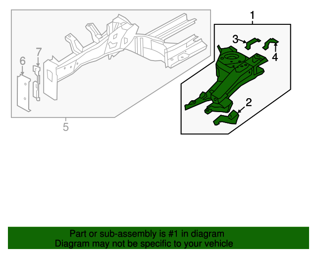 2014-2016 Hyundai Apron Assembly 64510-3X002 | QuirkParts
