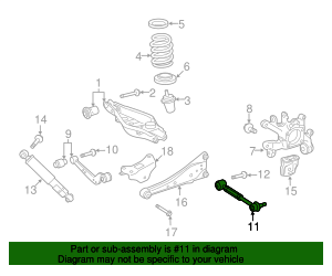 2011-2018 Toyota RAV4 Alignment Camber / Toe Lateral Link 48710-0R030 ...