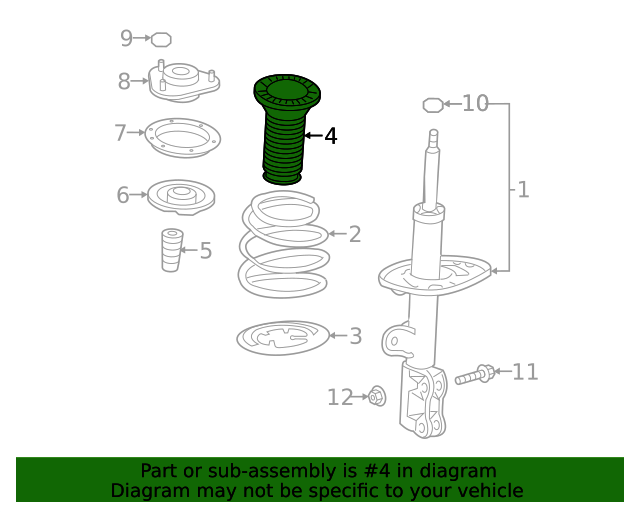 2019-2024 Toyota Dust Cover 48559-42010 | OEM Parts Online
