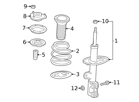 Struts & Components for 2023 Toyota RAV4 | Ourisman Toyota Parts