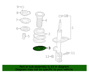 2018-2023 Toyota Coil Spring Insulator 48158-06260 | Toyota Parts Center