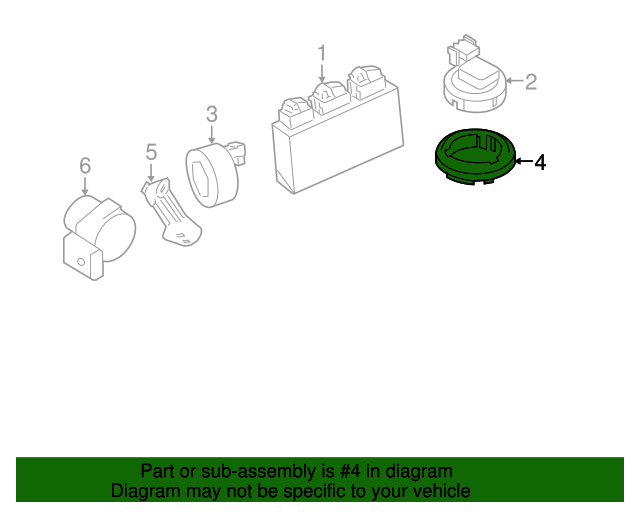 66216938079 - 2006-2013 BMW Warning Buzzer Adapter (66-21-6-938-079 ...