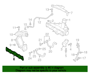 28521-2G401 - Exhaust Manifold Gasket 2011-2016 Hyundai ...