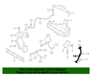 2011-2016 Hyundai Oil Feed Tube 28240-2G411 | OEM Parts Online
