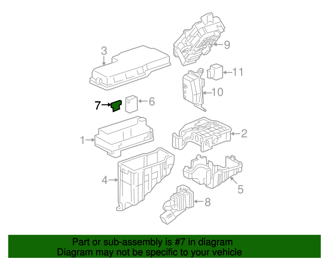 1998-2009 Toyota Mini Fuse 90080-82031 | Toyota Parts Center