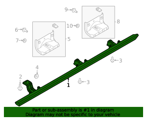 Genuine OEM Ford Part - Running Board N2DZ-16450-BA | Genuine OEM Ford ...