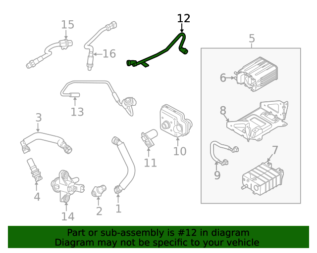 LC3Z-9D683-A - Tube Assembly 2020-2024 Ford | Ford Parts Direct