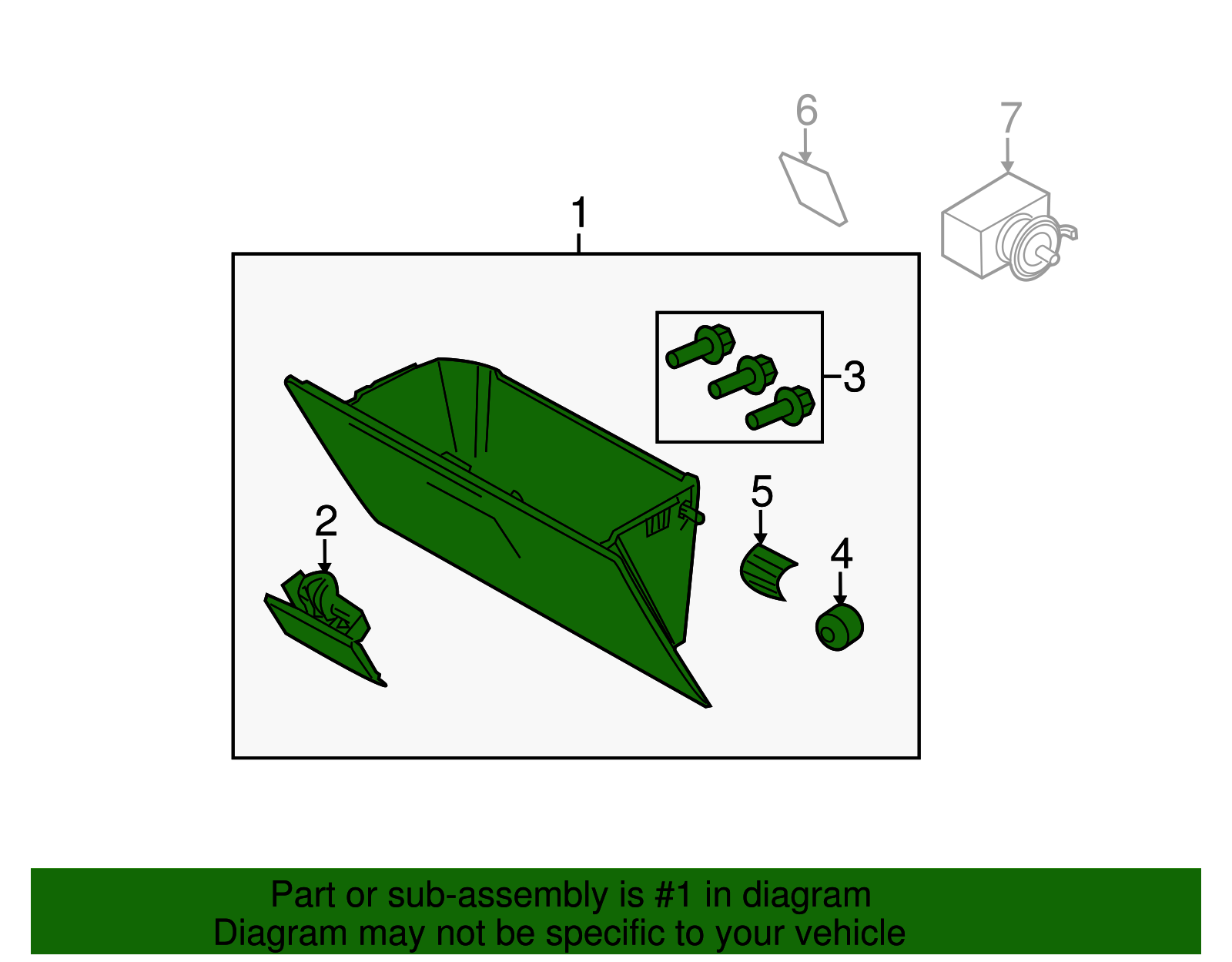 8C3Z-2506024-AC - High-Quality Glove Box Assembly for 2008-2016 Ford ...