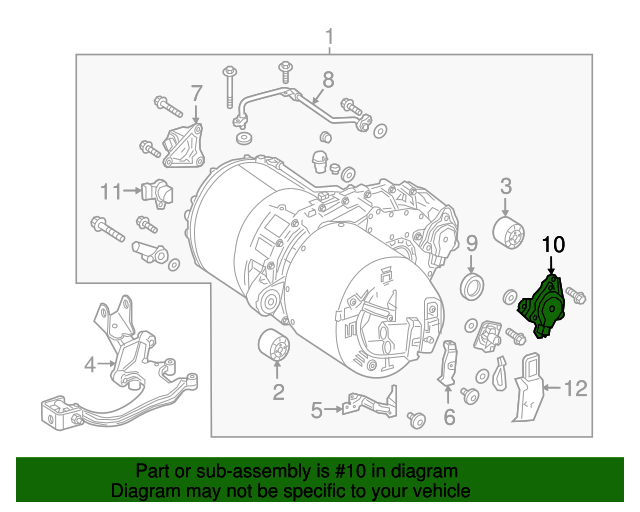 242-270-00-00 - Automatic Transmission Parking Pawl 2015-2017 Mercedes ...