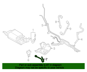 2007-2010 Ford Vapor Hose 7T4Z-9G271-A | OEM Parts Online