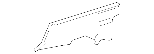 Genuine Toyota Cowl Side Panel part# 55713-52130 for 2012-2019 Toyota ...