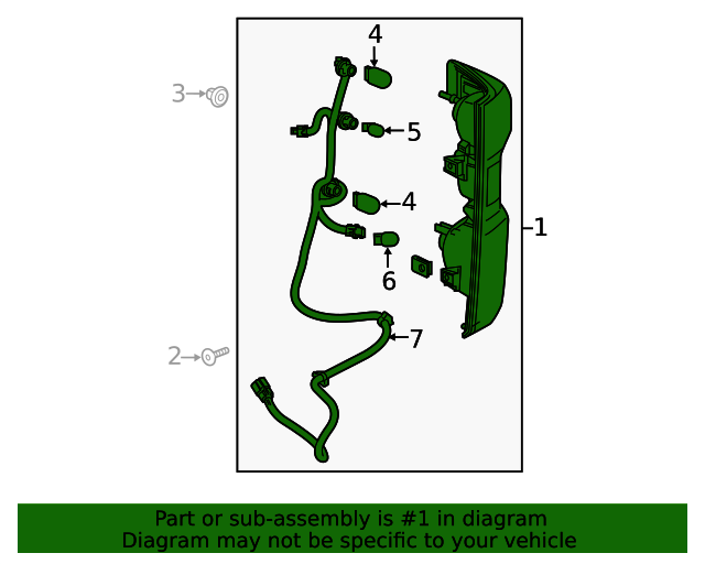 84752979 - Rear Passenger Side Stop Lamp 2019-2023 Chevrolet | GMPartsNow