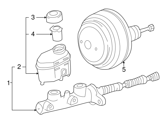 47050-0C031 - Power Brake Booster - 2005-2006 Toyota Tundra | OEM ...