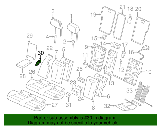 52-20-7-250-810 - Armrest Pivot - 2011-2021 BMW | Buy BMW Parts Now