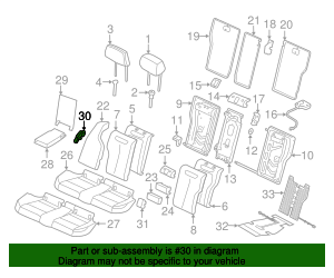 52-20-7-250-810 - Armrest Pivot - 2011-2021 BMW | Buy BMW Parts Now