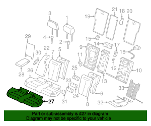 52-20-7-387-725 - Seat cover vinyl 2016-2019 BMW | AutoNation Parts