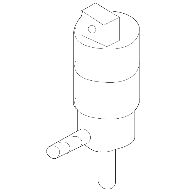 3D0-955-681 - Washer Pump 2004-2010 Audi | Audi OEM Parts