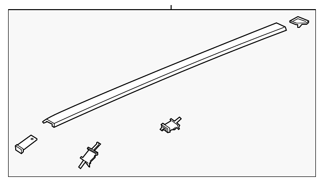 2019-2021 Hyundai Roof Molding 87240-J3010 | QuirkParts