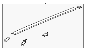 2019-2021 Hyundai Roof Molding 87240-J3010 | QuirkParts