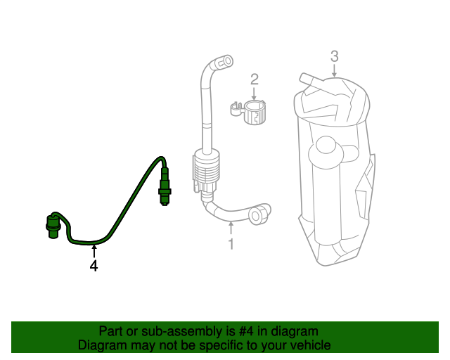 000-542-07-00 - Oxygen Sensor 2018-2020 Mercedes-Benz | Mercedes-Benz ...
