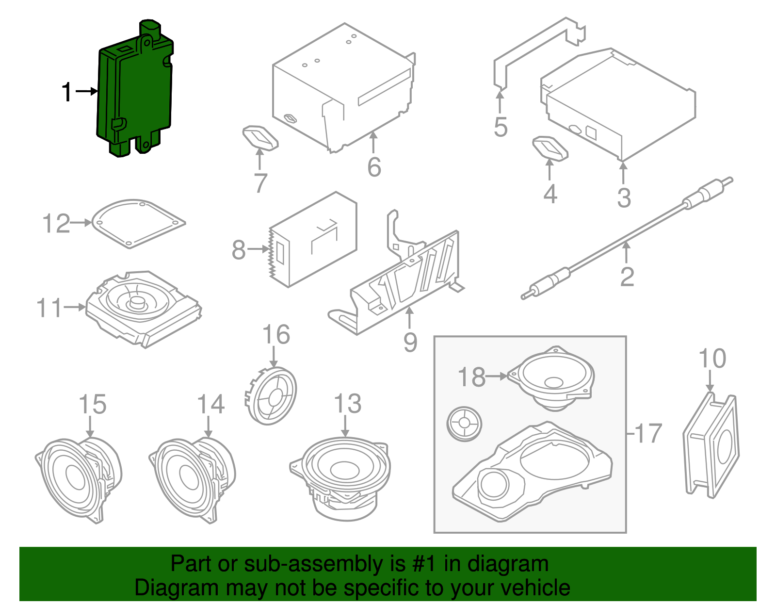 84109200503 - 2011-2015 BMW Auxiliary Jack (84-10-9-200-503) | BMW of ...