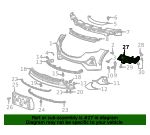 Passenger Side Front Bumper Fascia Guide 42768141 GM | GMPartsDirect.com