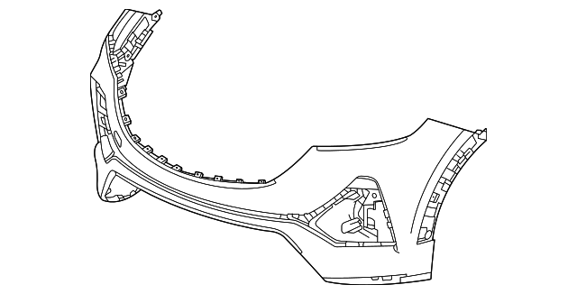 42774800 - Primed Front Bumper Upper Fascia 2020-2023 Buick Encore GX ...