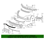 2022-2023 Buick Encore GX Front Bumper Fascia Lower Molding 42790114 GM ...