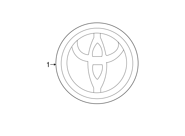 2008-2017 Toyota Wheel Cap 4260348130 | Toyota Parts Center