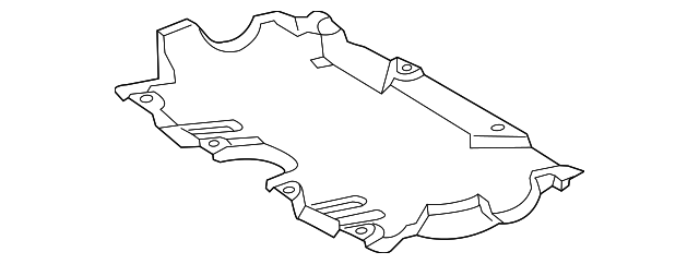 Genuine OEM Center Shield | 205-524-17-00 | Fits Select 2020-2021 ...