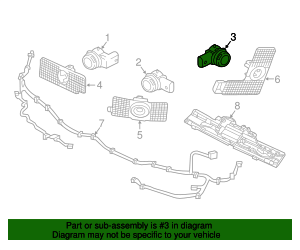 31471005 - Parking Aid Sensor 2016-2023 Volvo | AutoNationParts.com