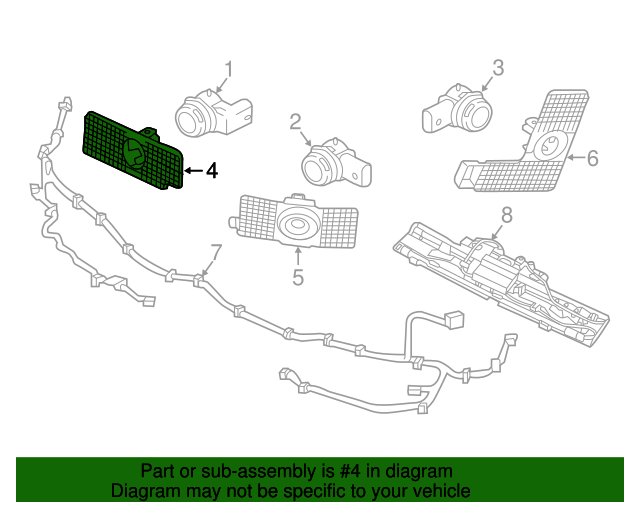 2016-2021 Volvo XC90 Retainer 31663576 | TascaParts.com