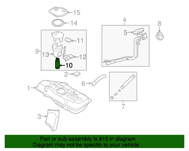 31111-0M000 - Fuel Pump 2001-2013 Kia | Kia.Parts Store