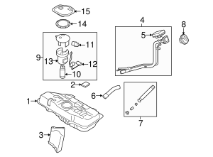 31111-0M000 - Fuel Pump 2001-2013 Kia | Kia.Parts Store