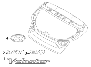 2019-2022 Hyundai Emblem 86321-J3000 | OEM Parts Online
