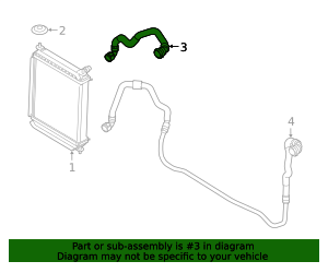 17129894789 - 2019-2022 BMW Coolant Hose (17-12-9-894-789) | BMW of ...