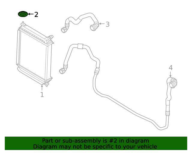 17-11-8-619-385 - Mount Bracket Grommet 2016-2023 BMW | BMW OEM Parts