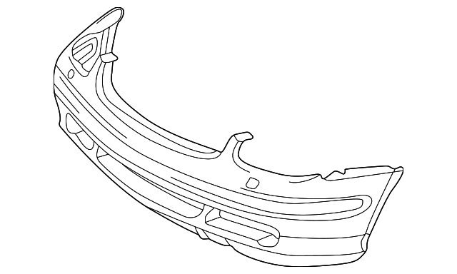 2002-2004 Mercedes-Benz Bumper Cover 170-885-10-25-9999 | MB OEM Parts
